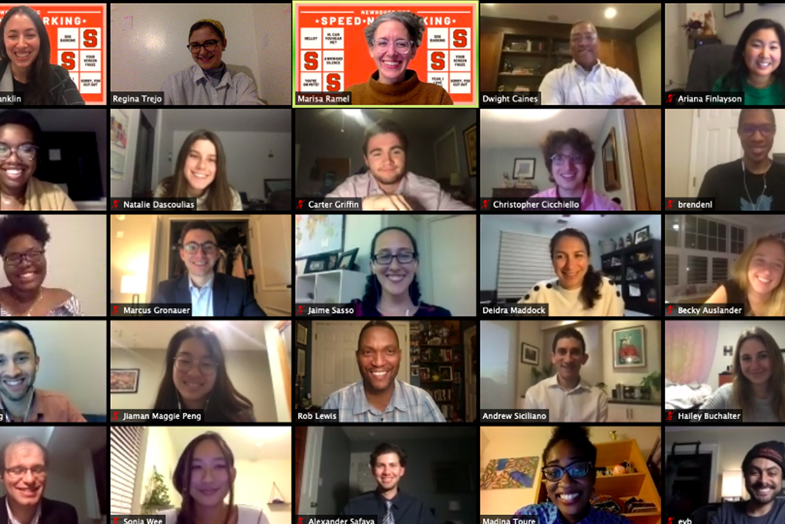 » Virtual Speed Networking event allows students and alumni to connect