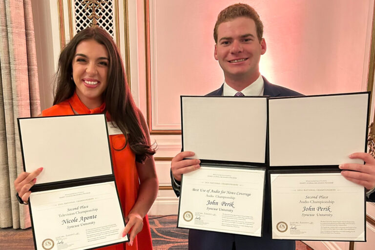 » Newhouse Alumna Nicole Aponte ’24 Wins Prestigious Edward R. Murrow Award