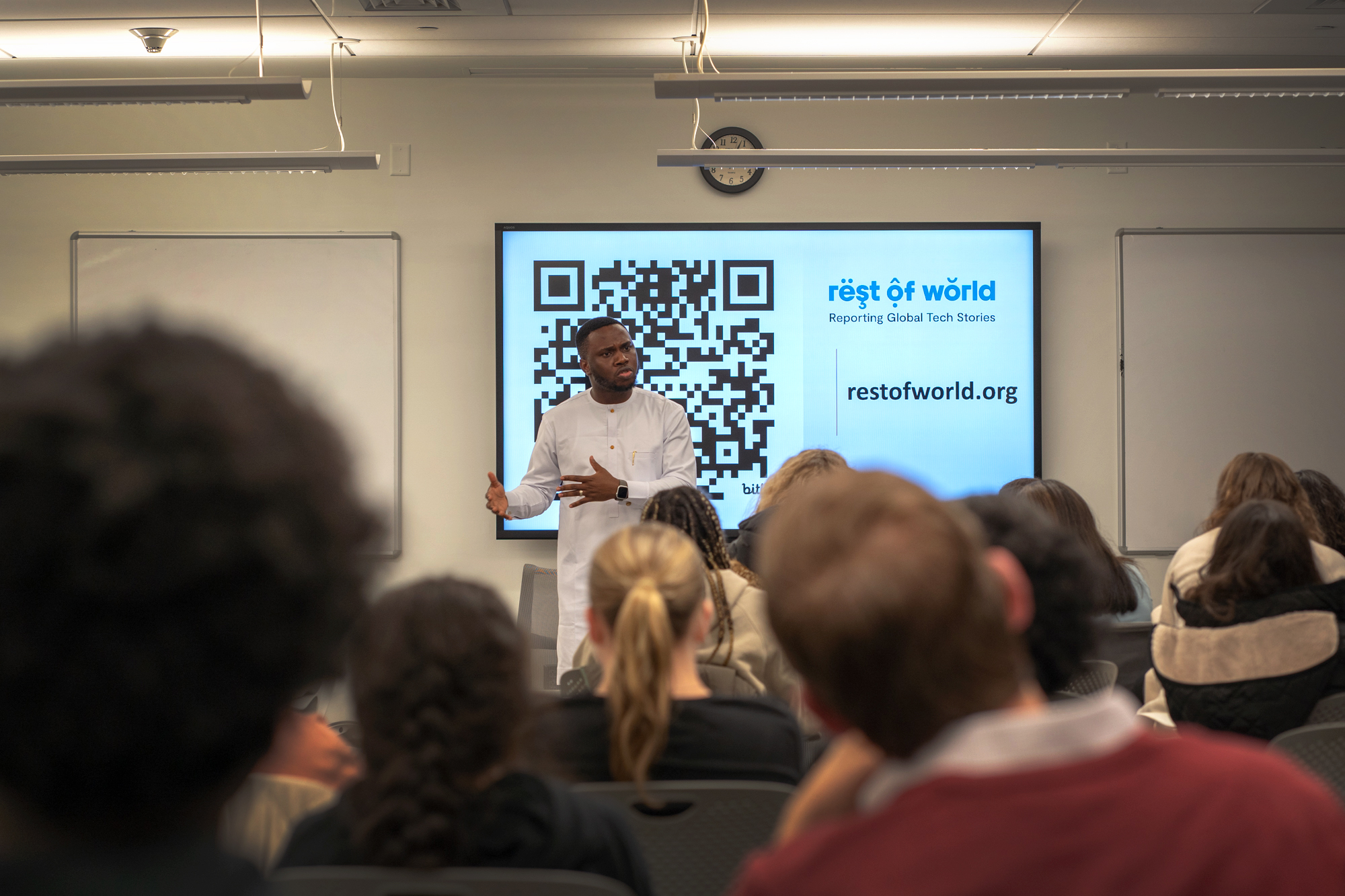 » Newhouse Hosts Journalist David Adeleke in Talk Discussing ...